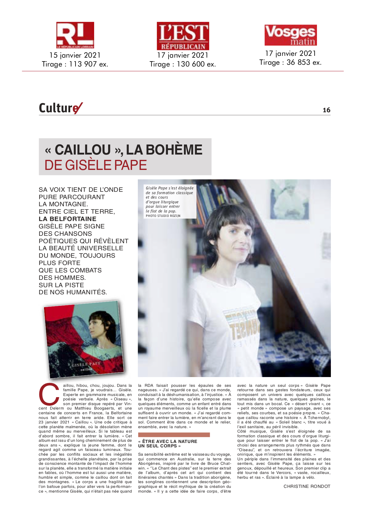 Presse — Gisèle Pape